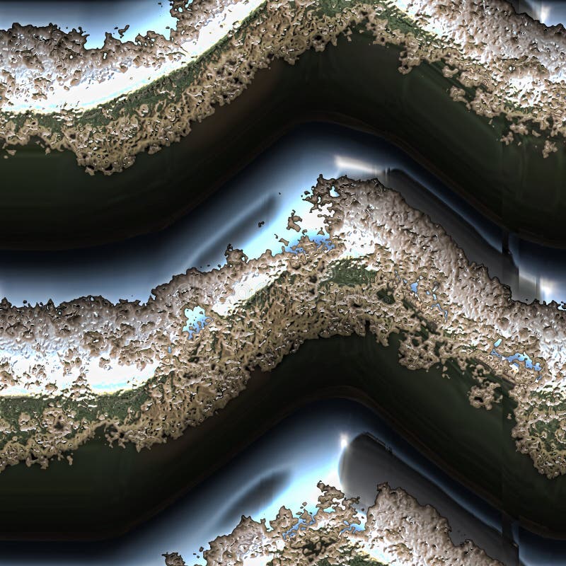 3d Silver Melting Style Background Pattern Stock Illustration ...