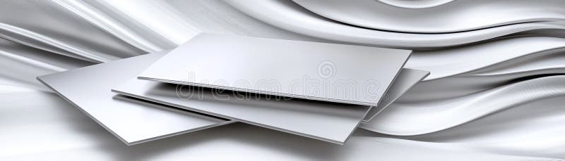 Abstract 3d Silver Metal Texture, a Modern Background with Depth and ...