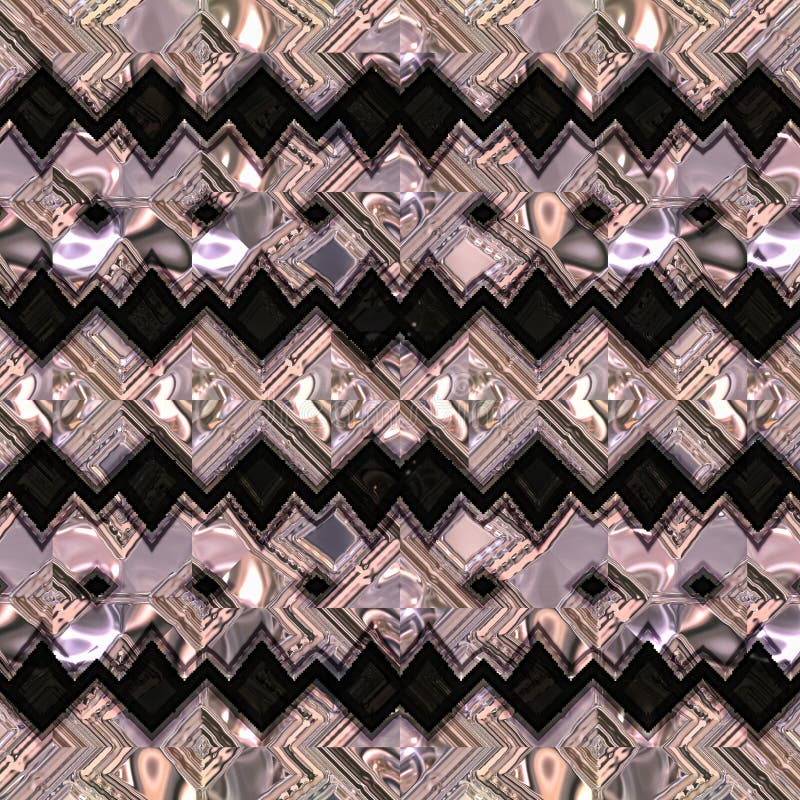 3d Silver Metallic Surface Pattern Stock Illustration - Illustration of ...