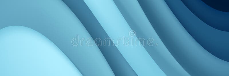Abstract 3d Soft Blue Curve Shape Overlay Background. Vector ...