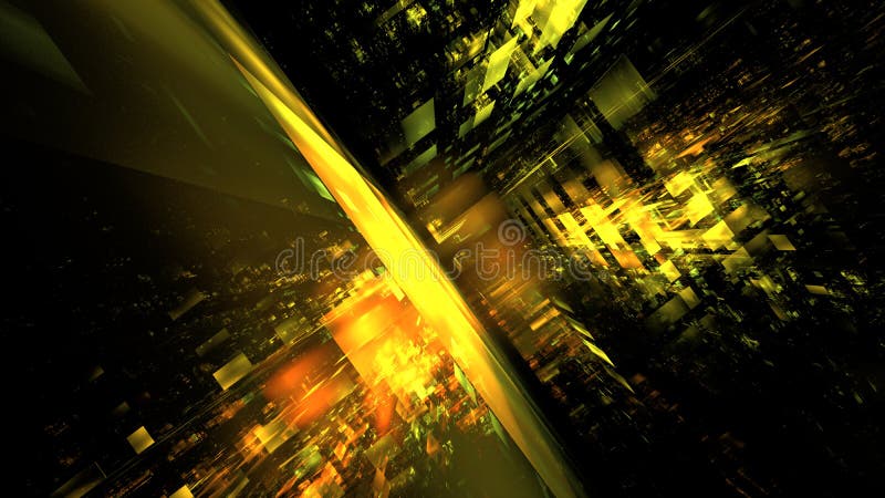 Abstract 3d Space, Design Elements. Digital Technologies and Data ...