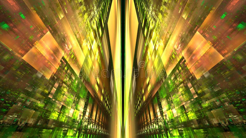 Abstract 3d Space, Design Elements. Digital Technologies and Data ...