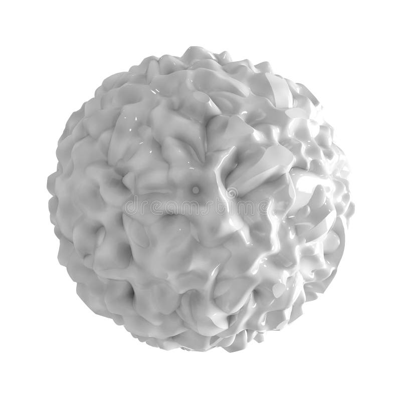 Abstract 3d Sphere Ball. 3D Rendering Abstract Sphere on White ...