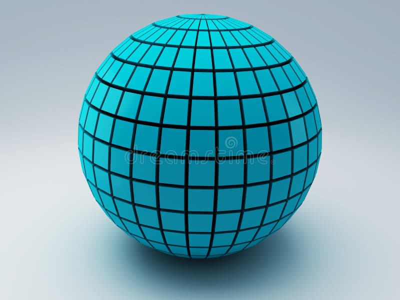 Abstract 3d Sphere stock illustration. Illustration of business - 37551722