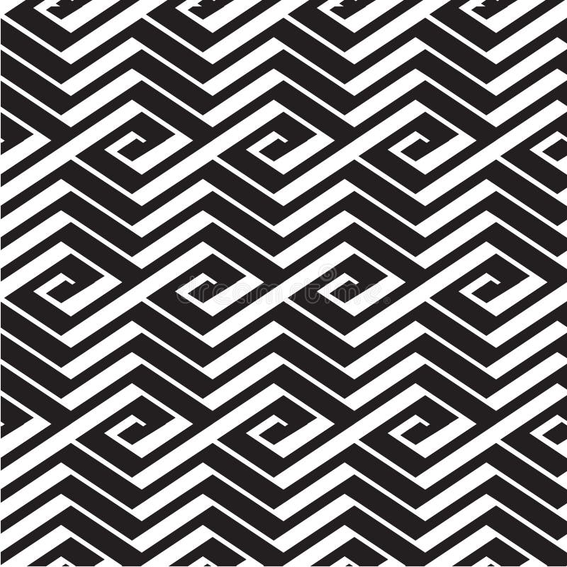 Spiral Square Texture. Seamless Pattern. Stock Vector - Illustration of ...
