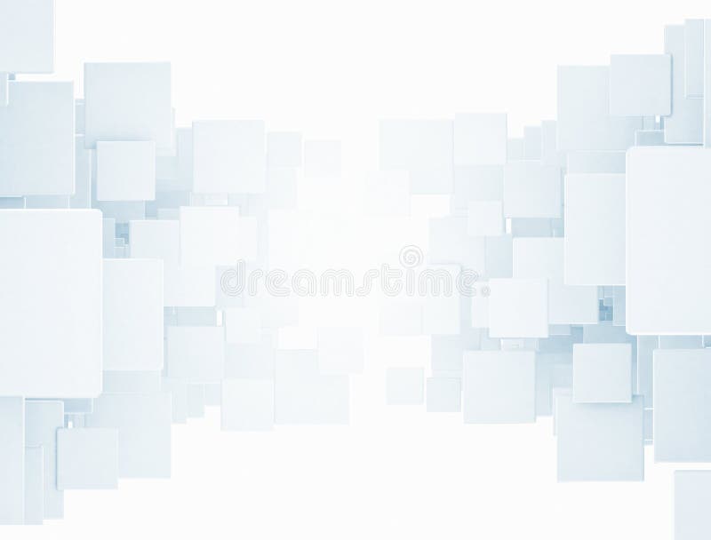 Abstract 3d squares stock illustration. Illustration of modern - 38355092