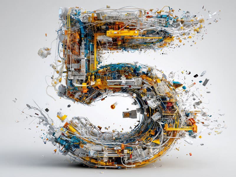 Abstract Blue Gray Geometric Shapes Circuit Board Background Stock ...