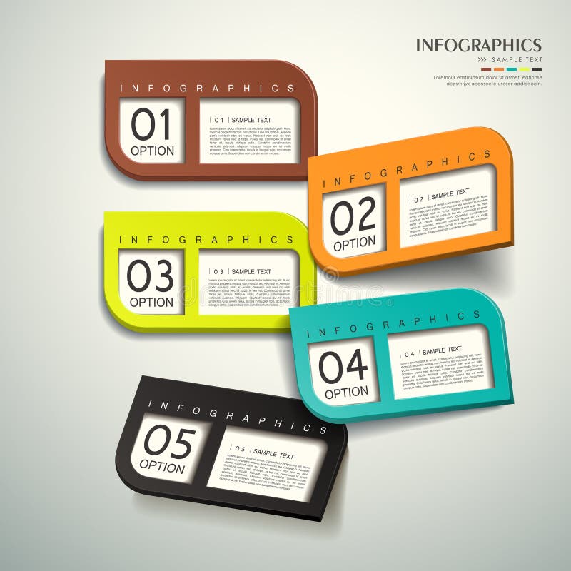 Abstract 3d Tag Infographics Stock Vector - Illustration of data ...