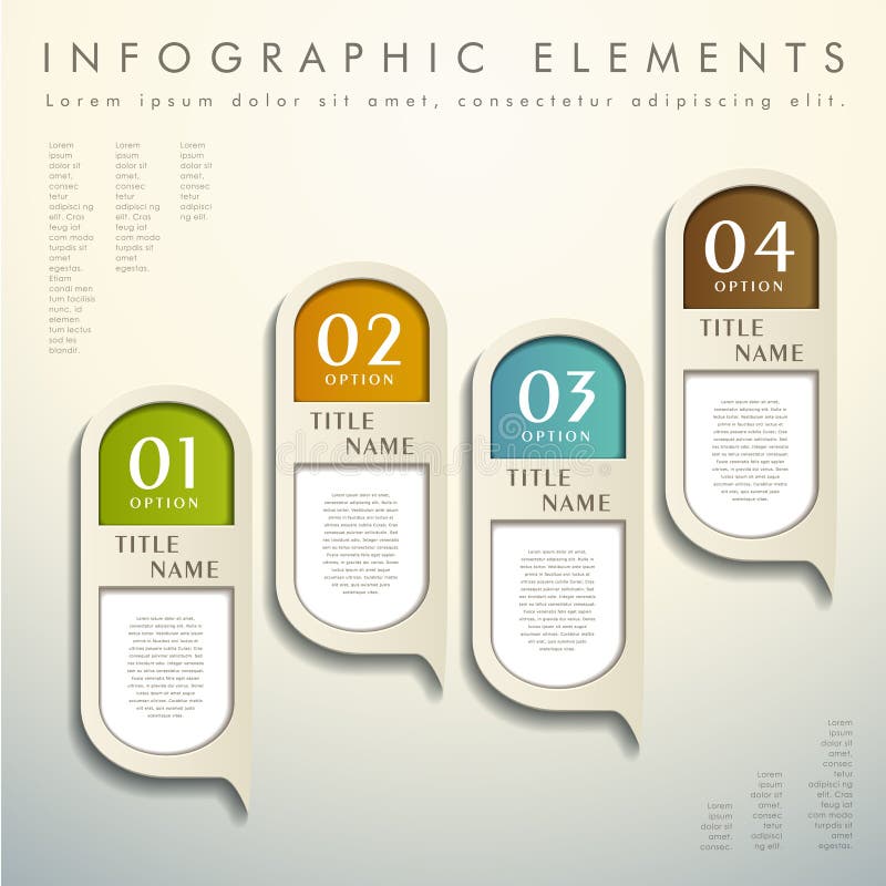 Abstract 3d Leaf Tag Infographics Stock Vector - Illustration of number ...