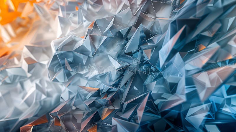 Abstract 3D Texture of Overlapping Geometric Shapes, Sharp Edges, and ...