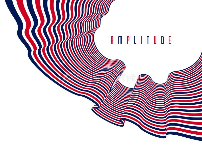 Abstract 3D Trendy Modern Lines in Perspective Vector Background ...