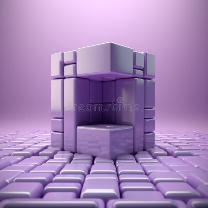 Abstract Futuristic - Molecules Technology with Polygonal Shapes on ...