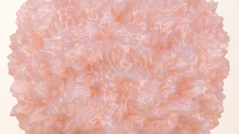 An Abstract 3D Warped Flesh-colored Figure. 3d Render Stock ...