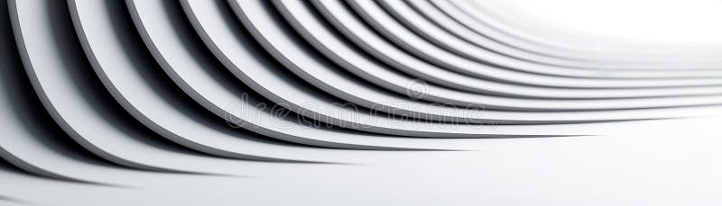 Abstract 3D Wave Patterns in Grayscale Sharp Ridges Casting Deep ...