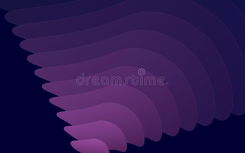 Abstract 3D Wave Shape Background Stock Illustration - Illustration of ...