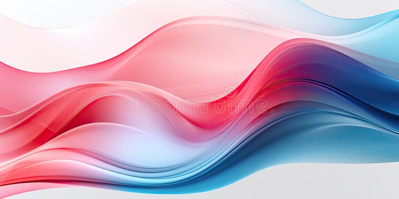 Abstract 3D Wavy Background, Colorful Waves Flow, Liquid Design Banner ...