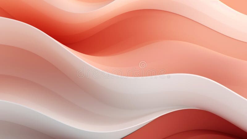 Abstract 3d Wavy Smooth Background. Multicolor Pastel Colour Palette ...