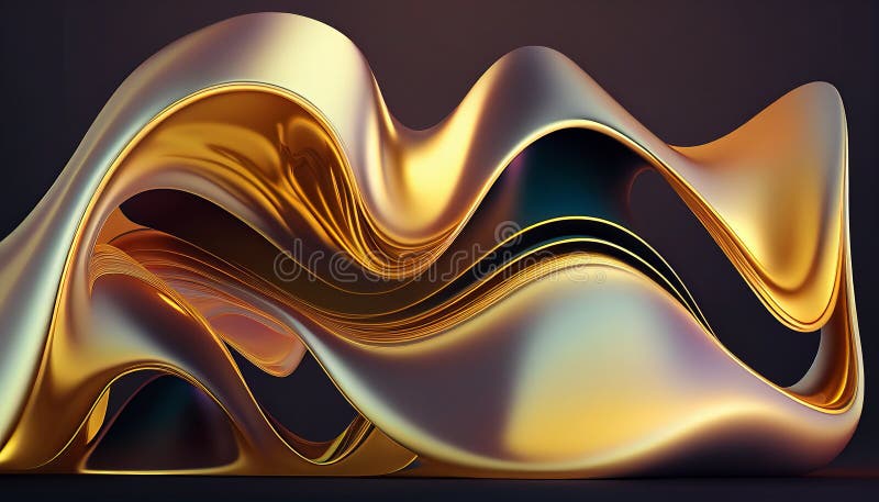 Abstract 3d Wavy Textured Background. Stock Illustration - Illustration ...