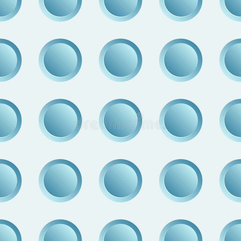 Abstract 2D White Circles Background Pattern. Vector Illustration Stock ...