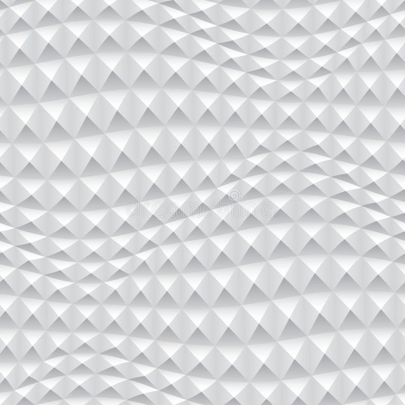 Abstract 3d White Geometric Background Stock Illustration ...