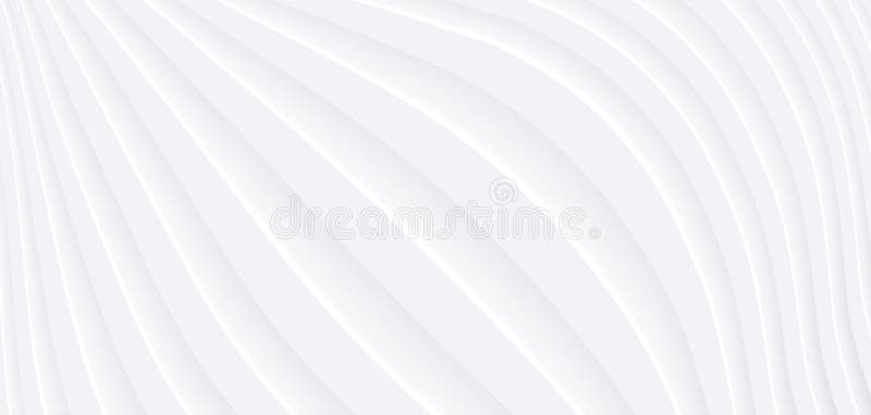 Abstract 3D White Wavy Background with Interesting Pattern Stock Vector ...