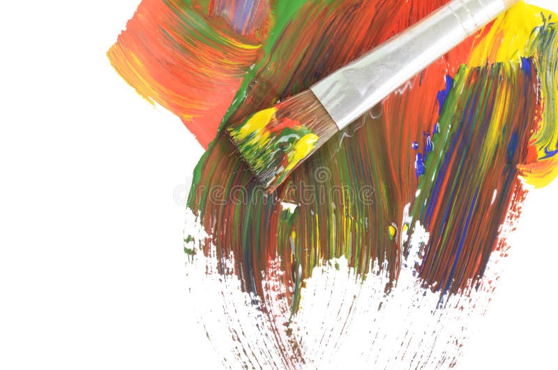 Abstract Dabs Colour Paints Stock Image - Image of colour, frame: 23990167