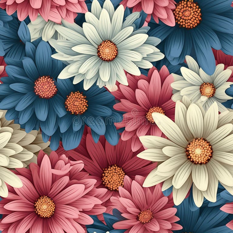 Abstract Daisy Ad for Bus Stop Ad Stock Illustration - Illustration of ...