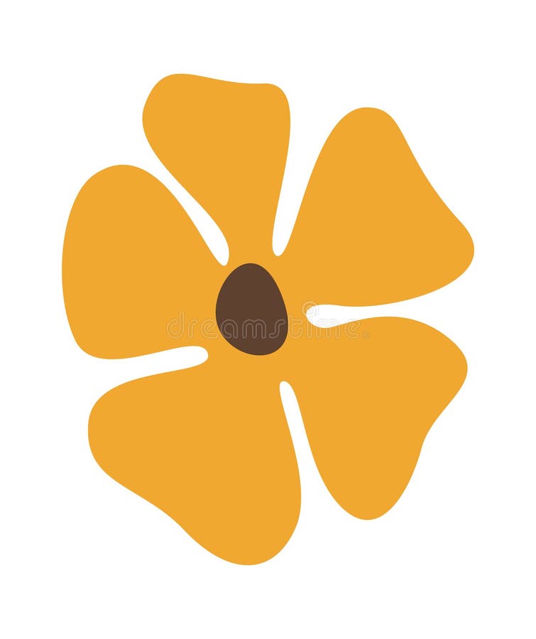 Abstract Daisy Flower stock vector. Illustration of retro - 278198667