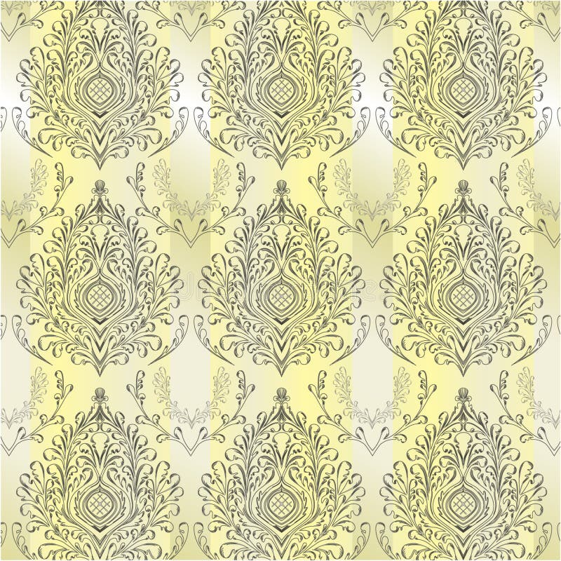 Abstract damask background stock illustration. Illustration of backdrop ...