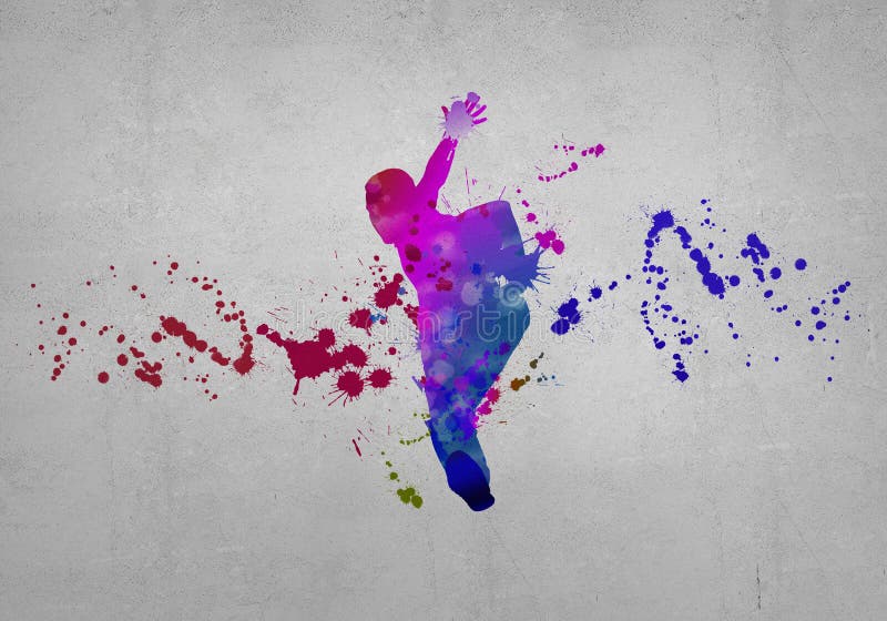 Abstract dancer stock illustration. Illustration of cool - 52770075