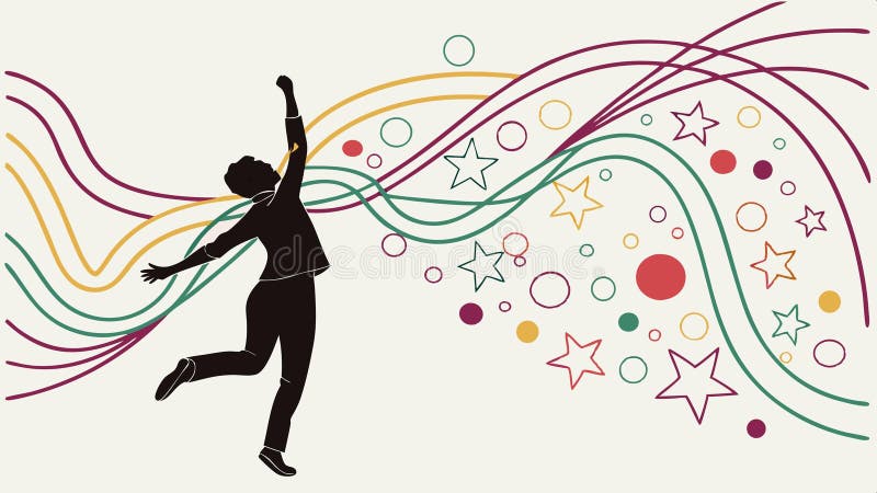 Abstract Dancer Silhouette, Dynamic Movement, Artistic Dance ...