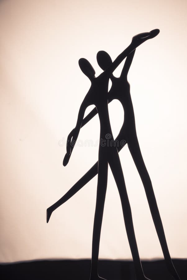 Abstract dancing couple stock image. Image of dancers - 7630007