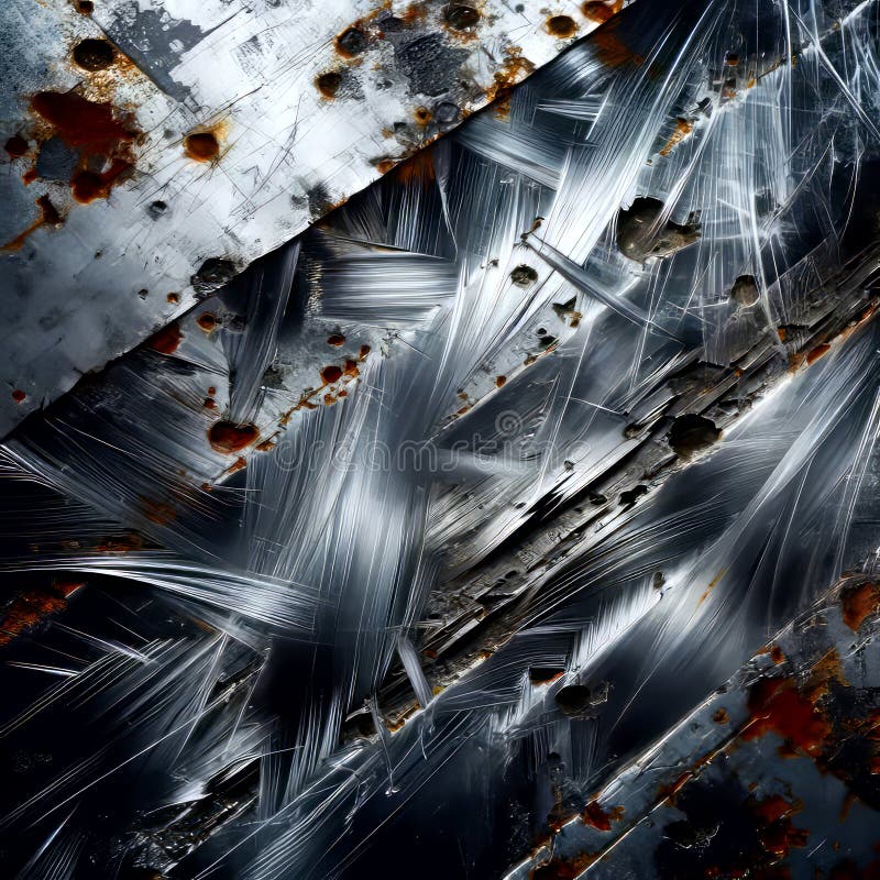 Sharp Blades of Metal Abstract Stock Illustration - Illustration of ...