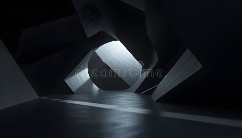Abstract Dark Architecture: Exploring the Depth of Monochromatic Design ...