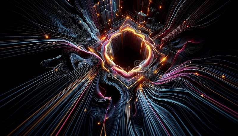 Abstract dark background stock illustration. Illustration of striped ...