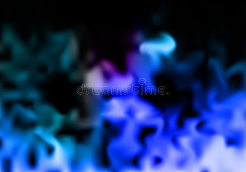 Abstract Dark Background with Blue Blurred Pattern. Blue Flame ...