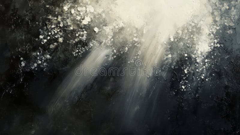 Abstract Dark Background with Bright Light Rays Stock Illustration ...