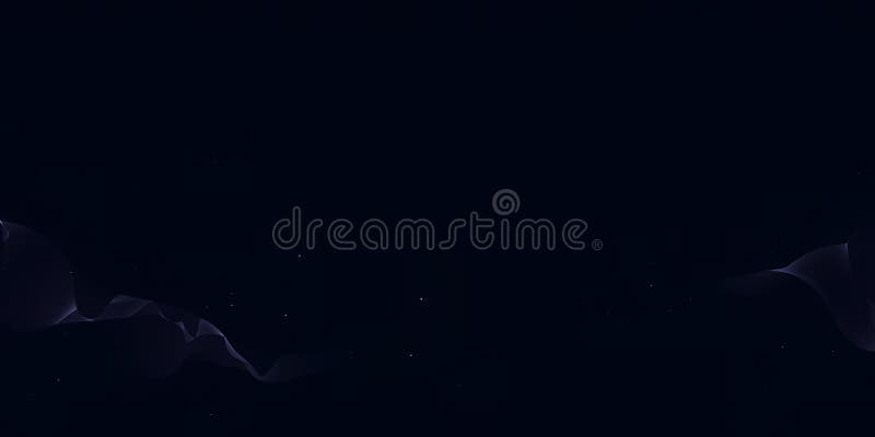 Abstract Dark Background with Faint Light Shapes and Small Dots ...