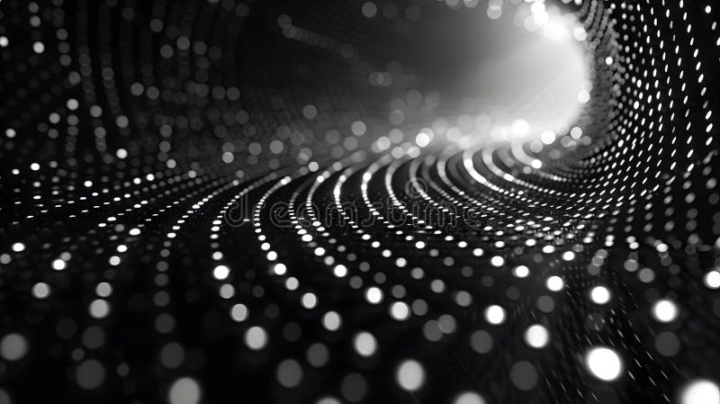 "Abstract Dark Background with Glowing Particles and Light Beams ...