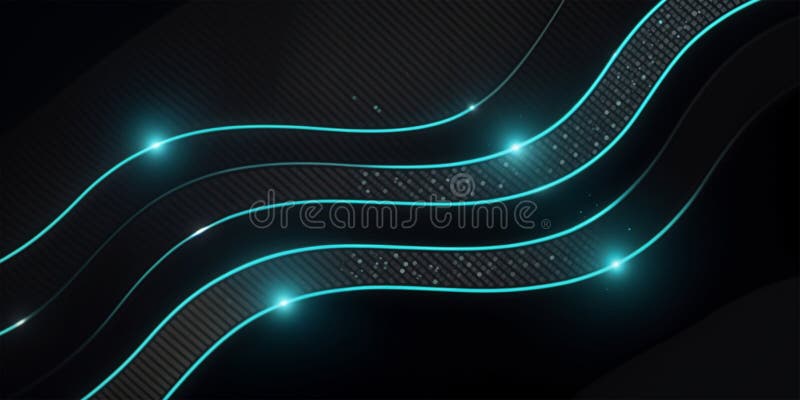 Abstract Dark Background with Glowing Teal Lines,Background Image is ...
