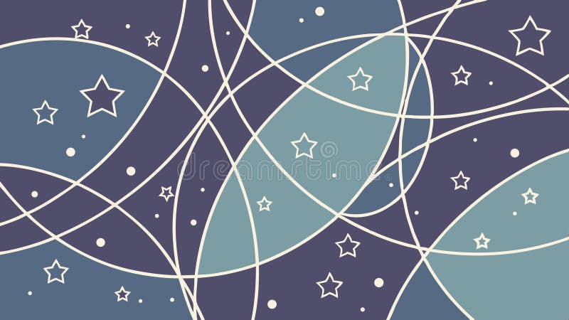 Abstract Dark Background Graphic with Stars and Swirling Lines Vector ...