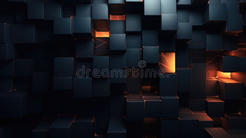 Abstract Dark Background, Abstract Illustration Stock Illustration ...
