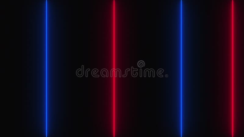Abstract Dark Background with Neon Vertical Lines, Computer Generated ...