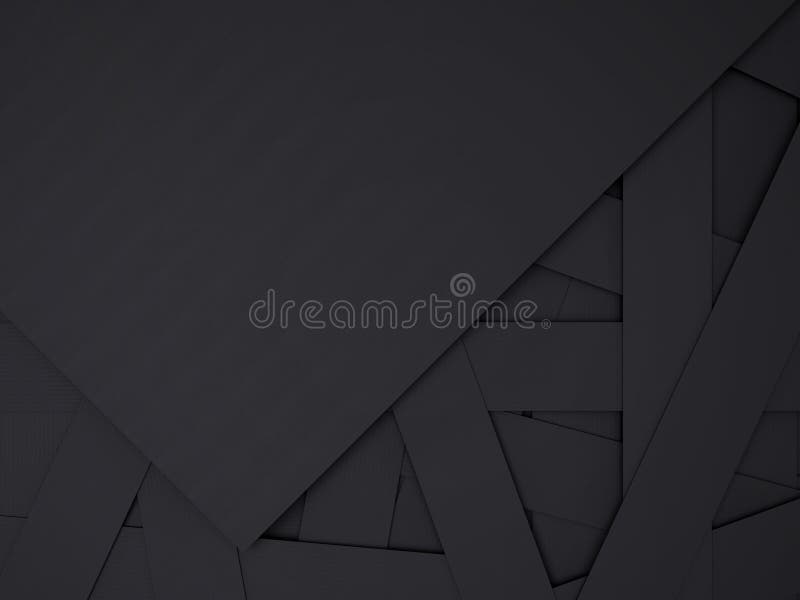 Abstract Dark Background with Paper Stack Stock Illustration ...