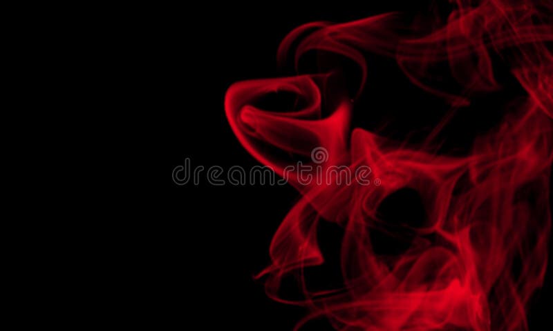 Abstract Dark Background. Red Smoke. Science Experiment Concept Stock ...