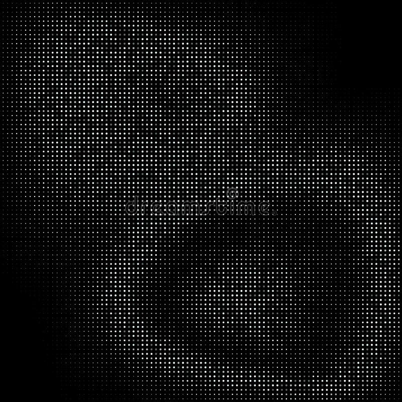 Abstract Dark, Vector Silver Dotted Halftone Background, Design Element ...