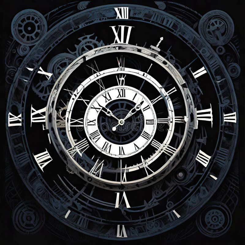 Abstract Dark Background on the Theme of Technology, Symbolizing the ...