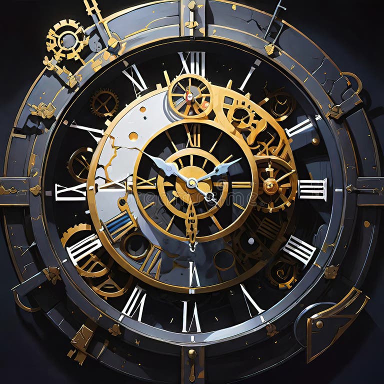 Abstract Dark Background on the Theme of Technology, Symbolizing the ...