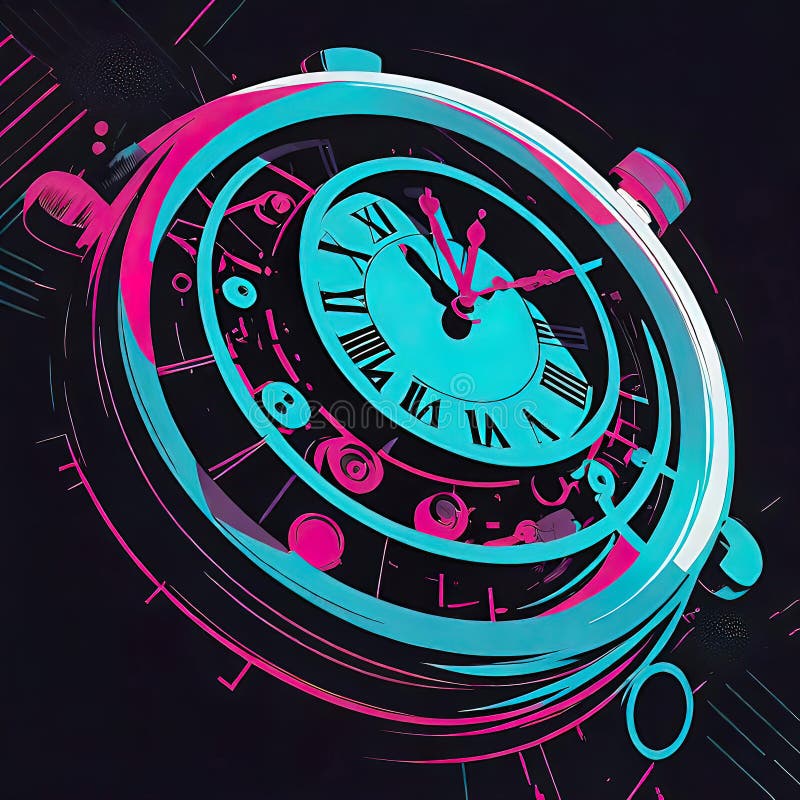 Abstract Dark Background on the Theme of Technology, Symbolizing the ...