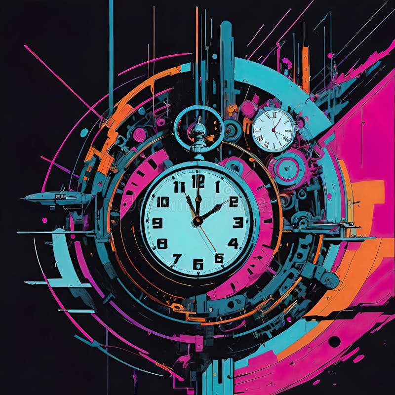 Abstract Dark Background on the Theme of Technology, Symbolizing the ...